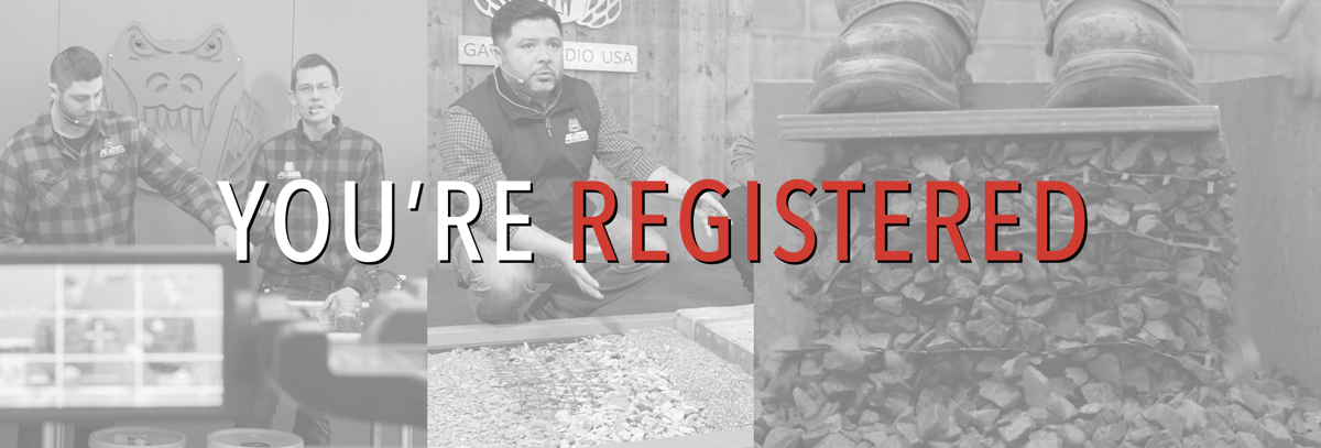 You're Registered